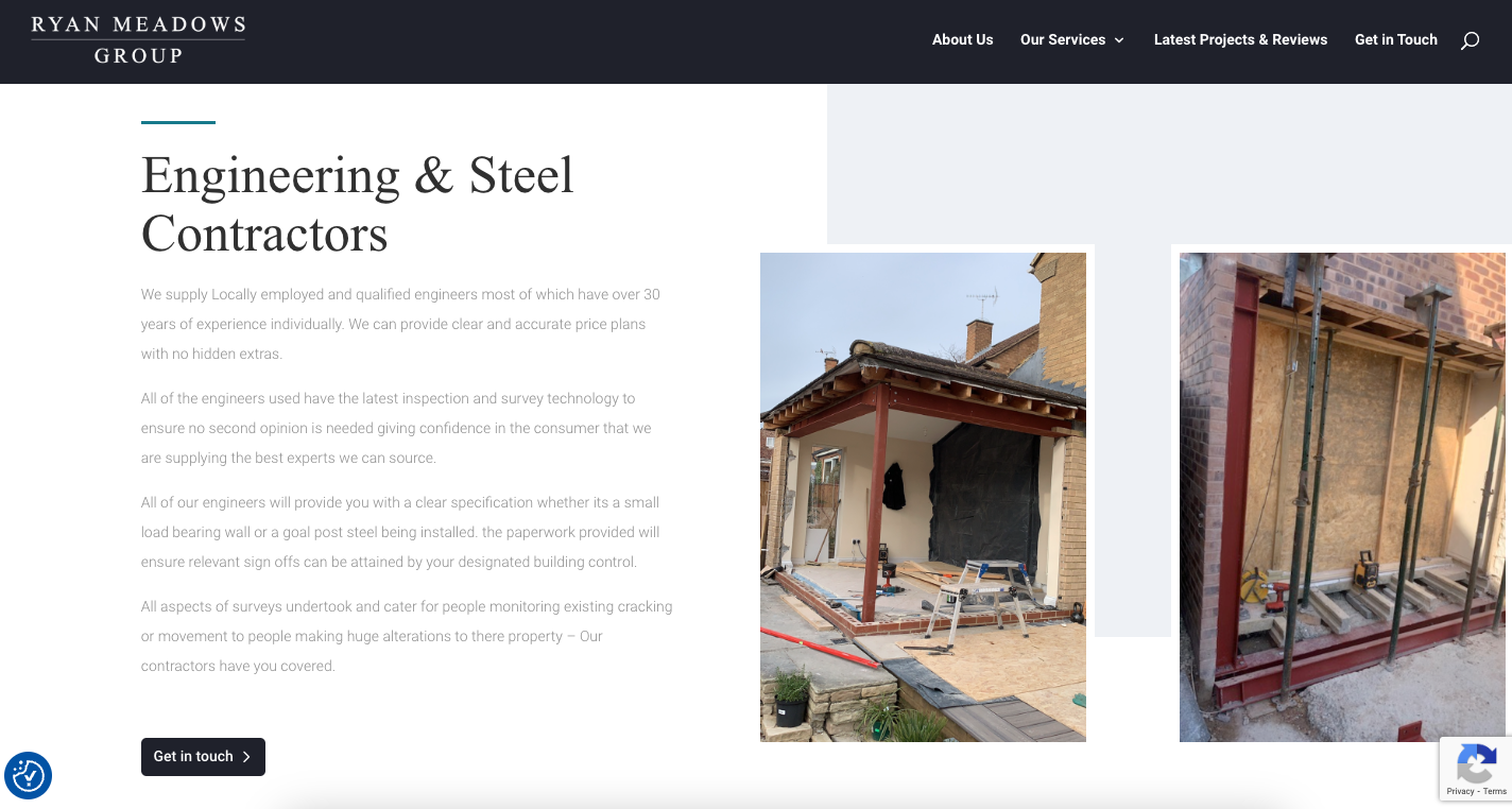 Engineering & Steel Fabrication - Ryan Meadows Group
